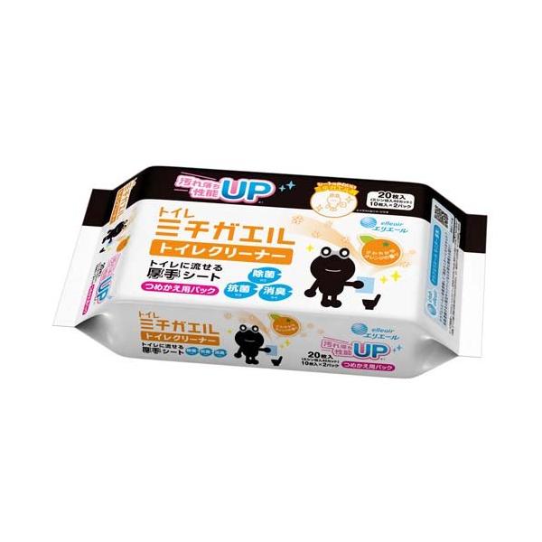 エリエール ミチガエル トイレクリーナー つめかえ用/トイレ掃除用品/ブランド：エリエール/【発売元、製造元、輸入元又は販売元】大王製紙/【エリエール ミチガエル トイレクリーナー つめかえ用の商品詳細】●使用後はそのまま流せます。●シリコ...