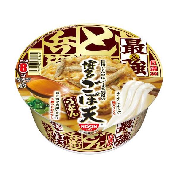 日清の最強どん兵衛 博多ごぼ天うどん ケース/麺類/ブランド：日清のどん兵衛/【発売元、製造元、輸入元又は販売元】日清食品/【日清の最強どん兵衛 博多ごぼ天うどん ケースの商品詳細】●博多うどん●博多で愛されるふわふわと柔らかいコシなしの極...