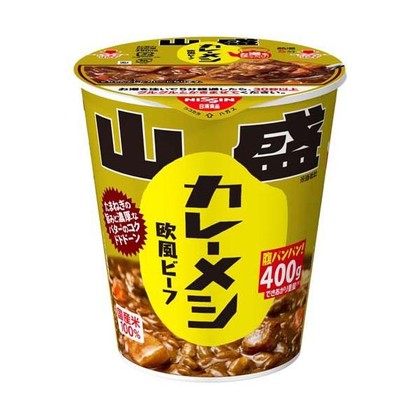 日清 山盛カレーメシ 欧風ビーフ ケース/インスタント食品/ブランド：カレーメシ/【発売元、製造元、輸入元又は販売元】日清食品/【日清 山盛カレーメシ 欧風ビーフ ケースの商品詳細】●日清カレーメシシリーズから大容量商品「山盛」。●「日清カ...