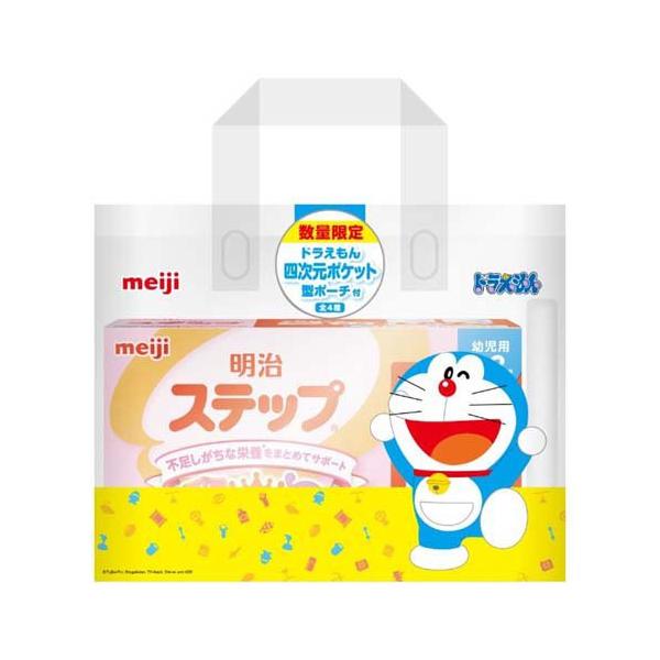 明治ステップ ドラえもん四次元ポケット型ポーチ付/ミルク/ブランド：明治ステップ/【発売元、製造元、輸入元又は販売元】明治/【明治ステップ ドラえもん四次元ポケット型ポーチ付の商品詳細】●1〜3歳のお子さまに特に大切で、不足しがちな鉄・カル...