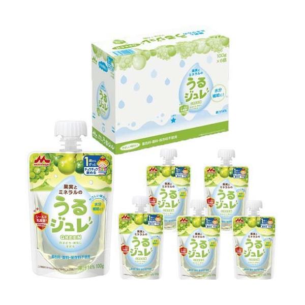 果実とミネラルのうるジュレ GREEN/ベビーフード 1歳/ブランド：やさいジュレ/【発売元、製造元、輸入元又は販売元】森永乳業/【果実とミネラルのうるジュレ GREENの商品詳細】●ジュレでやさしく水分補給！●着色料・香料・保存料不使用。...