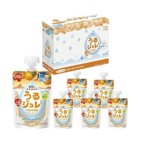 果実とミネラルのうるジュレ ORANGE/ベビーフード 1歳/ブランド：やさいジュレ/【発売元、製造元、輸入元又は販売元】森永乳業/【果実とミネラルのうるジュレ ORANGEの商品詳細】●ジュレでやさしく水分補給！●着色料・香料・保存料不使...