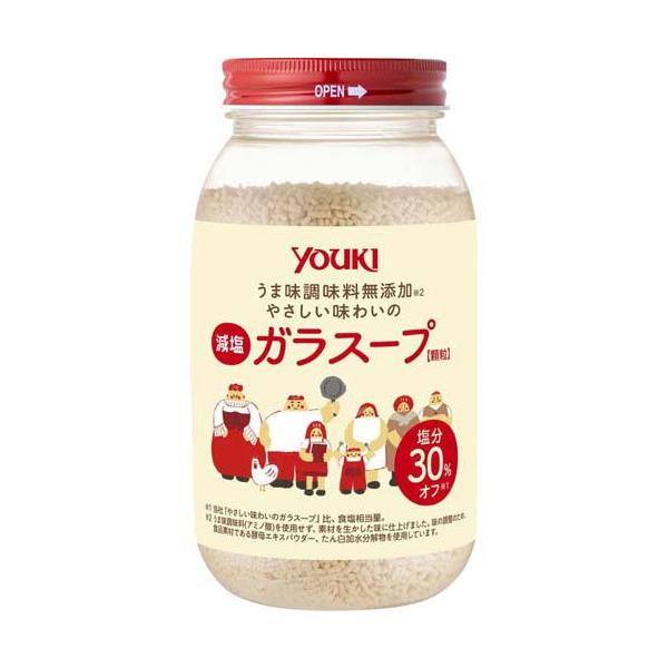 ユウキ食品 やさしい味わいの減塩ガラスープ/調味料/【発売元、製造元、輸入元又は販売元】ユウキ食品/【ユウキ食品 やさしい味わいの減塩ガラスープの商品詳細】●やさしい味わいのガラスープのおいしさはそのまま 塩分30％カット(メーカー製品「や...