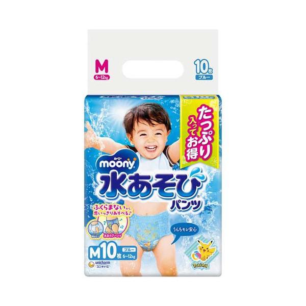 ムーニー 水あそびパンツ ブルー M 6kg〜12kg おむつ パンツ/おむつ/ブランド：ムーニー　水あそびパンツ/【発売元、製造元、輸入元又は販売元】ユニ・チャーム/【ムーニー 水あそびパンツ ブルー M 6kg〜12kg おむつ パンツ...