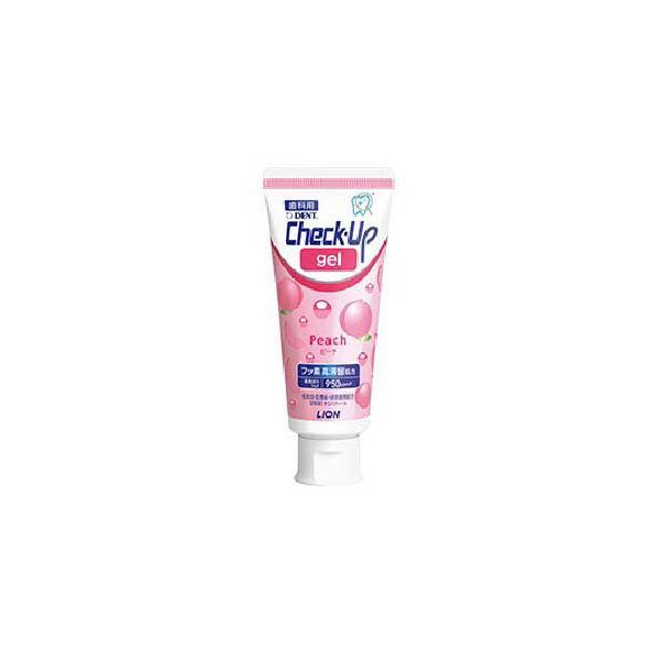 ライオン チェックアップ ジェル ピーチ/歯磨き粉 ハミガキ/ブランド：チェックアップ(Check-Up)/【発売元、製造元、輸入元又は販売元】ライオン歯科材/【ライオン チェックアップ ジェル ピーチの商品詳細】●就寝前のプラスケアに。乳...