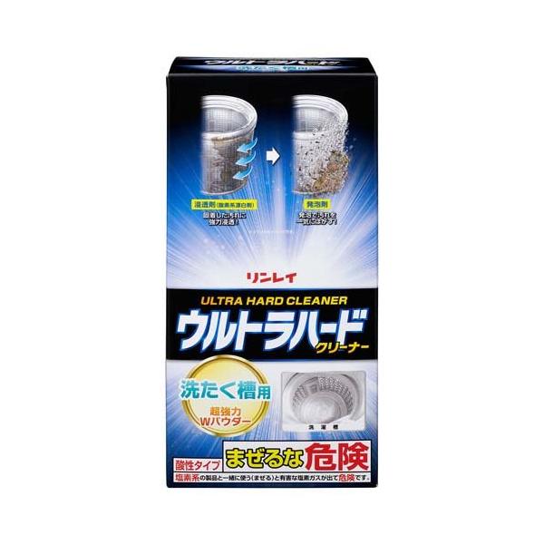 ウルトラハードクリーナー 洗たく槽用/洗濯洗剤/【発売元、製造元、輸入元又は販売元】リンレイ/【ウルトラハードクリーナー 洗たく槽用の商品詳細】●2STEPで洗濯槽裏側の汚れをはがし取る酸素系の粉末洗浄剤です。●洗濯機のニオイもすっきり。●...