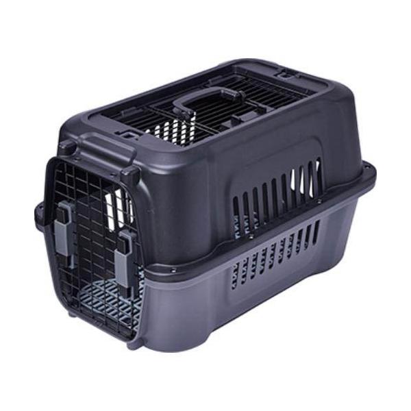 犬猫用キャリー 2ドア タフハウスキャリー ブラック M/ペットのサークル・雑貨など/【発売元、製造元、輸入元又は販売元】ペティオ/【犬猫用キャリー 2ドア タフハウスキャリー ブラック Mの商品詳細】●角ばった形状と、9箇所ボルト固定によ...