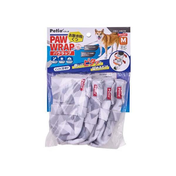 Let s walk お散歩用くつ パウラップ  M/犬用品/ブランド：ペティオ(Petio)/【発売元、製造元、輸入元又は販売元】ペティオ/【Let s walk お散歩用くつ パウラップ  Mの商品詳細】●くっつき生地で巻いてピタッと止...