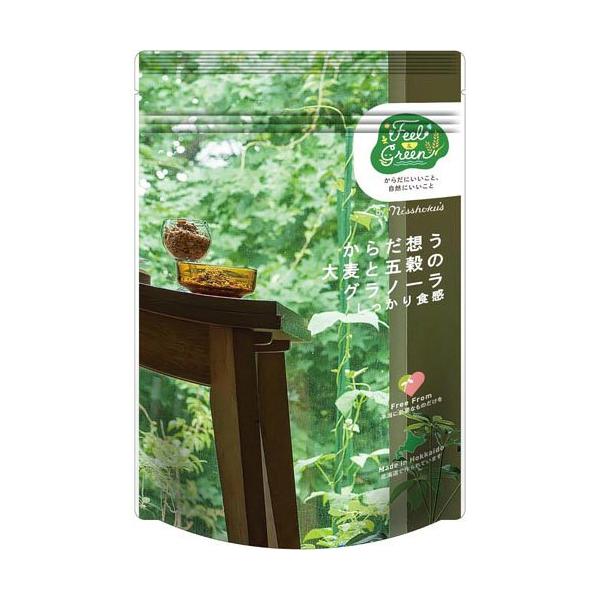 日食 Feel＆Green からだ想う 大麦と五穀のグラノーラ しっかり食感/インスタント食品/【発売元、製造元、輸入元又は販売元】日本食品製造 お客様センター/【日食 Feel＆Green からだ想う 大麦と五穀のグラノーラ しっかり食感...