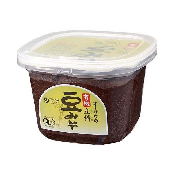 オーサワの有機立科豆みそ/調味料/【発売元、製造元、輸入元又は販売元】オーサワジャパン/【オーサワの有機立科豆みその商品詳細】●長期熟成ならではの濃厚な旨み●天然醸造法●酒精不使用●信州産●1年以上長期熟成●生味噌(非加熱)●他の味噌と合わ...