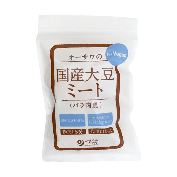 オーサワの国産大豆ミート バラ肉風/乾物・惣菜/ブランド：オーサワ/【発売元、製造元、輸入元又は販売元】オーサワジャパン/【オーサワの国産大豆ミート バラ肉風の商品詳細】●湯戻し5分●大豆の油分を圧搾法でカット●から揚げや炒め物、煮物などに...