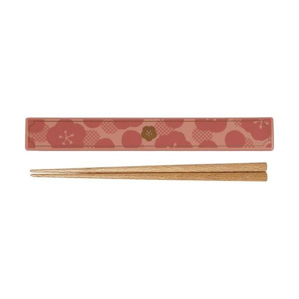 Umeka 箸 箸箱セット ピンク 約19.1*2.7*1.2cm T-06605/食器・カトラリー/ブランド：Umeka/【発売元、製造元、輸入元又は販売元】竹中/【Umeka 箸 箸箱セット ピンク 約19.1*2.7*1.2cm T-...