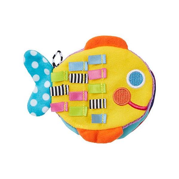 Sassy かしゃかしゃぬのえほん おさかな/ベビーおもちゃ/ブランド：サッシー(Sassy)/【発売元、製造元、輸入元又は販売元】ダッドウェイ/【Sassy かしゃかしゃぬのえほん おさかなの商品詳細】●好奇心にであおう触ろうベビーカーに...