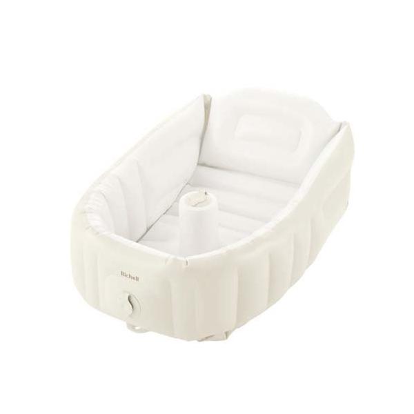 リッチェル ふかふかベビーバスプラス 抗菌 ベージュ/バス用品/ブランド：リッチェル/【発売元、製造元、輸入元又は販売元】リッチェル(Richell)/【リッチェル ふかふかベビーバスプラス 抗菌 ベージュの商品詳細】●シンクでも沐浴できる...