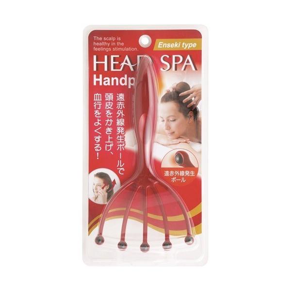 ヘッドスパ ハンドプロ ヘッドライン遠赤外線タイプ/シャンプー/ブランド：ヘッドスパ/【発売元、製造元、輸入元又は販売元】満天社/【ヘッドスパ ハンドプロ ヘッドライン遠赤外線タイプの商品詳細】突起に付いた遠赤外線発生ボールで頭皮をかき上げ...
