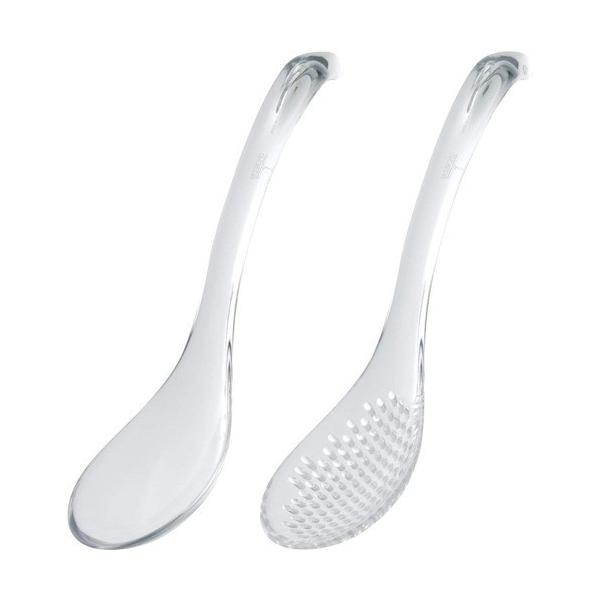 しずくレンゲ 大 サービングセット クリア TW-3746/キッチン用品/【発売元、製造元、輸入元又は販売元】曙産業/【しずくレンゲ 大 サービングセット クリア TW-3746の商品詳細】●しずくの様に透き通った、プラスチック製の丈夫で大...