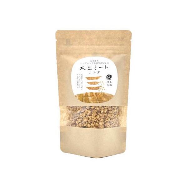 北海道産大豆100％使用 大豆ミート ミンチ/乾物・惣菜/ブランド：風土火水/【発売元、製造元、輸入元又は販売元】アグリシステム株式会社/【北海道産大豆100％使用 大豆ミート ミンチの商品詳細】●北海道産大豆をまるごと使用し、圧搾製法でヘ...