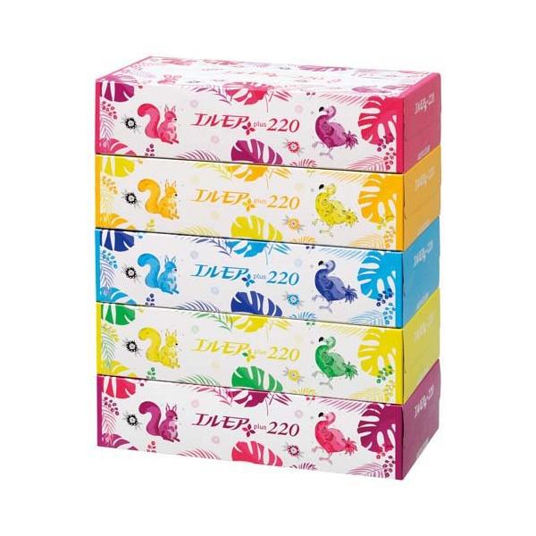 エルモア プラスティシュー/ティッシュ/ブランド：エルモア/【発売元、製造元、輸入元又は販売元】カミ商事/【エルモア プラスティシューの商品詳細】●大容量の220組(440枚)でたっぷり使える！●コンパクトなので持ち運びや収納に便利です。●...