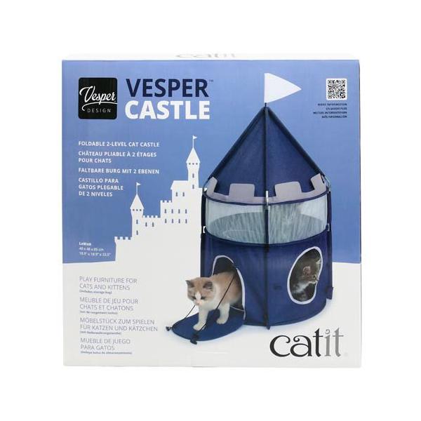Catit Vesper キャッスル/ペットのサークル・雑貨など/ブランド：catit/【発売元、製造元、輸入元又は販売元】GEX(ジェックス)/【Catit Vesper キャッスルの商品詳細】●やわらかいクッション付き●ひもが外せて安全...
