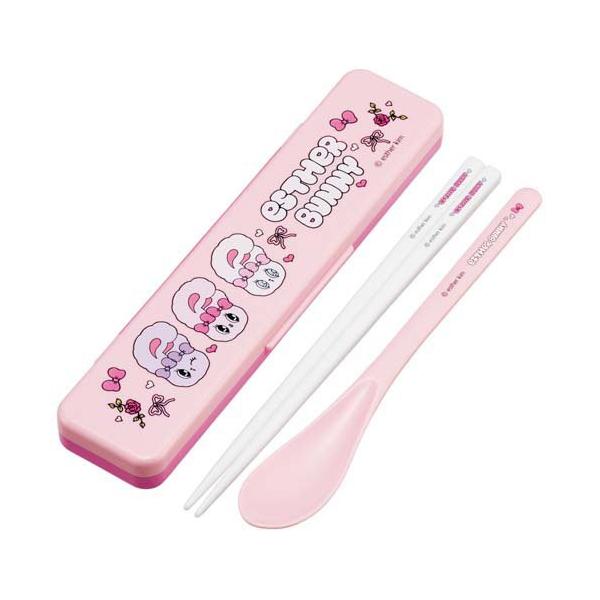 お箸 スプーン お弁当 カトラリーセット エスターバニー CCS3SA/キッチン用品/【発売元、製造元、輸入元又は販売元】スケーター/【お箸 スプーン お弁当 カトラリーセット エスターバニー CCS3SAの商品詳細】●シリコンクッションが...