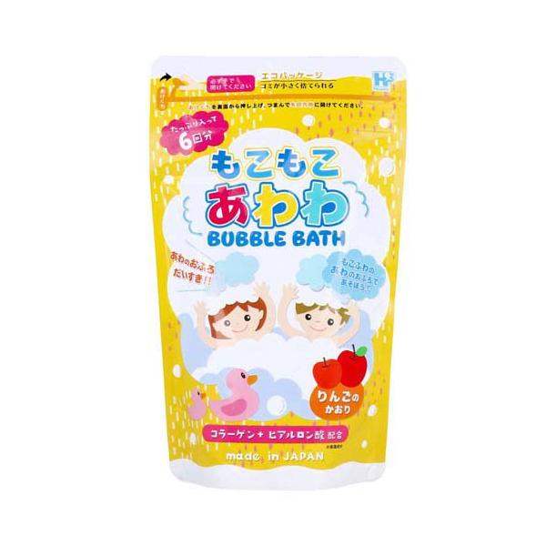 もこもこあわわ バブルバス りんごのかおり/入浴剤/【発売元、製造元、輸入元又は販売元】ヘルス/【もこもこあわわ バブルバス りんごのかおりの商品詳細】●あわのおふろだいすき！！●もこふわのあわのおふろであそぼう！●たっぷり入って6回分。●...
