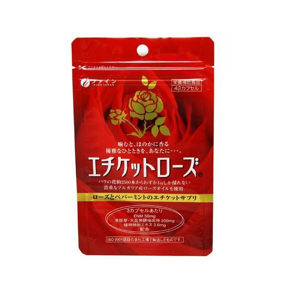 エチケットローズ/酵母サプリメント・酵素サプリメント/ブランド：ファイン/( フレグランス ローズオイル ENM エチケット )/【発売元、製造元、輸入元又は販売元】ファイン/【エチケットローズの商品詳細】●高貴で優雅なバラの香りとカラダの...