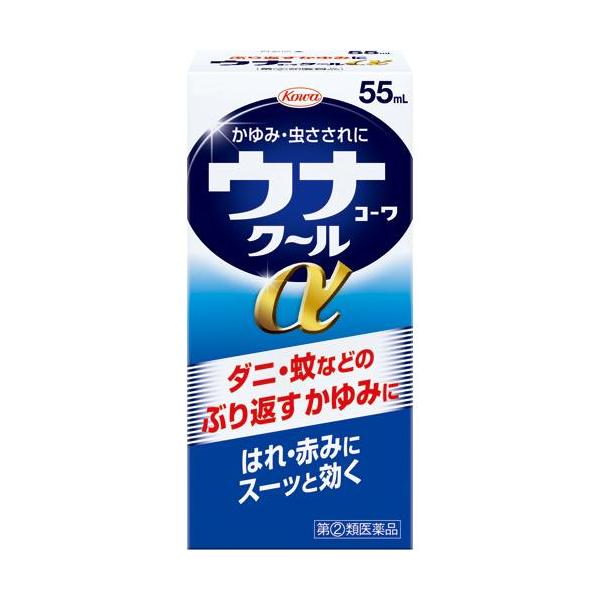 ウナコーワクールα/虫除け・虫さされ薬・殺虫剤/ブランド：ウナコーワ/【発売元、製造元、輸入元又は販売元】興和/【ウナコーワクールαの商品詳細】●蚊やダニ、ブユなどにさされたりすると、皮膚は敏感に反応してかゆくなります。そして、そのまま放っ...