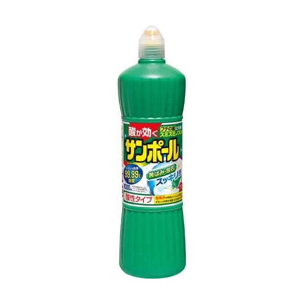 サンポール/トイレ掃除用品/ブランド：サンポール/【発売元、製造元、輸入元又は販売元】大日本除虫菊/【サンポールの商品詳細】●酸のちからとマイナスイオンの相乗効果で便器(陶器)のがんこな黄ばみ・尿石を化学分解して落とすトイレ用強力洗浄剤です...