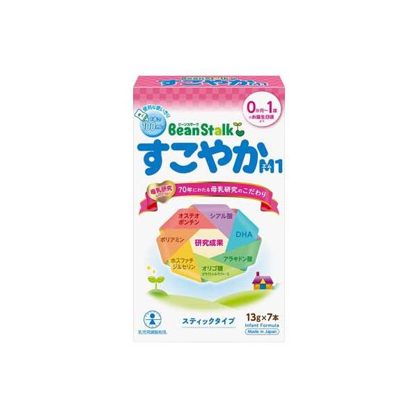 ビーンスタークすこやかM1 スティック/ミルク/ブランド：ビーンスターク すこやか/【発売元、製造元、輸入元又は販売元】雪印ビーンスターク/【ビーンスタークすこやかM1 スティックの商品詳細】●全国規模の母乳研究を生かしてその時代に合った育...