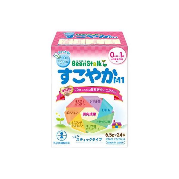 ビーンスタークすこやかM1 ミニスティック/ミルク/ブランド：ビーンスターク すこやか/【発売元、製造元、輸入元又は販売元】雪印ビーンスターク/【ビーンスタークすこやかM1 ミニスティックの商品詳細】●全国規模の母乳研究を生かしてその時代に...