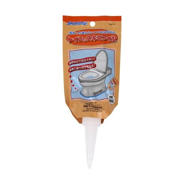 SHARPIE トイレのスキマフィル パウチ クリア/DIY/【発売元、製造元、輸入元又は販売元】シャープ化学工業/【SHARPIE トイレのスキマフィル パウチ クリアの商品詳細】●便器と床のスキマ埋め。●パックから出すとジェル状ですが、...