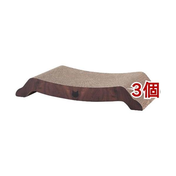 猫壱 バリバリベッド Lサイズ ダークブラウン(猫 ネコ ねこ 猫用品 ねこいち 猫 爪研ぎ 爪研ぎ 猫 爪とぎ つめとぎ 段ボール ダンボール 猫 ベッド 猫)/ペットのサークル・雑貨など/ブランド：猫壱/【発売元、製造元、輸入元又は販売...