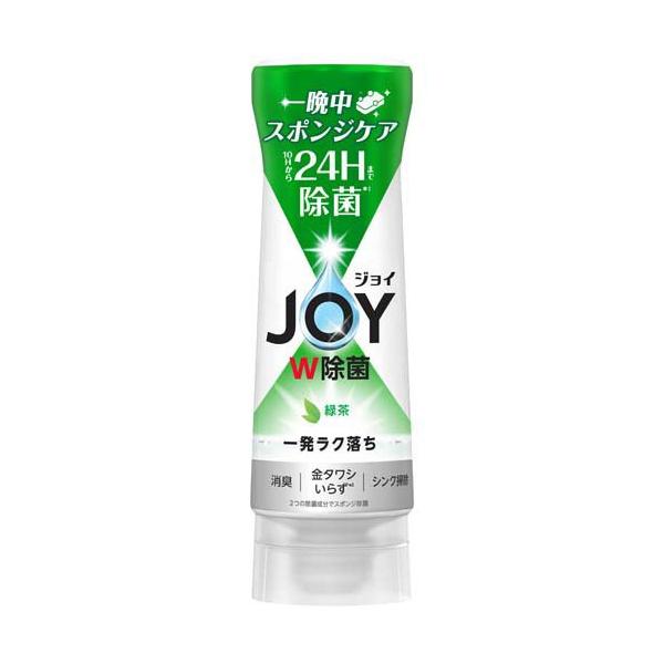 ジョイ W除菌 食器用洗剤 逆さボトル 緑茶 本体/食器用洗剤/ブランド：ジョイ(Joy)/【発売元、製造元、輸入元又は販売元】P＆G(プロクター＆ギャンブル)/・単品JAN：4987176118295/【ジョイ W除菌 食器用洗剤 逆さボ...