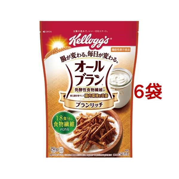 ケロッグ オールブラン ブランリッチ/インスタント食品/ブランド：オールブラン/( 小麦ふすま 小麦ブラン 発酵性食物繊維 )/【発売元、製造元、輸入元又は販売元】日本ケロッグ/・単品JAN：4901113547238/【ケロッグ オールブ...