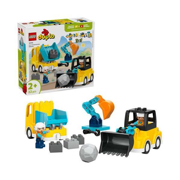 レゴ LEGO デュプロ 3 in 1 こうじげんばの車 10475/ベビーおもちゃ/ブランド：レゴ(LEGO)/【発売元、製造元、輸入元又は販売元】LEGO/【レゴ LEGO デュプロ 3 in 1 こうじげんばの車 10475の商品詳細...
