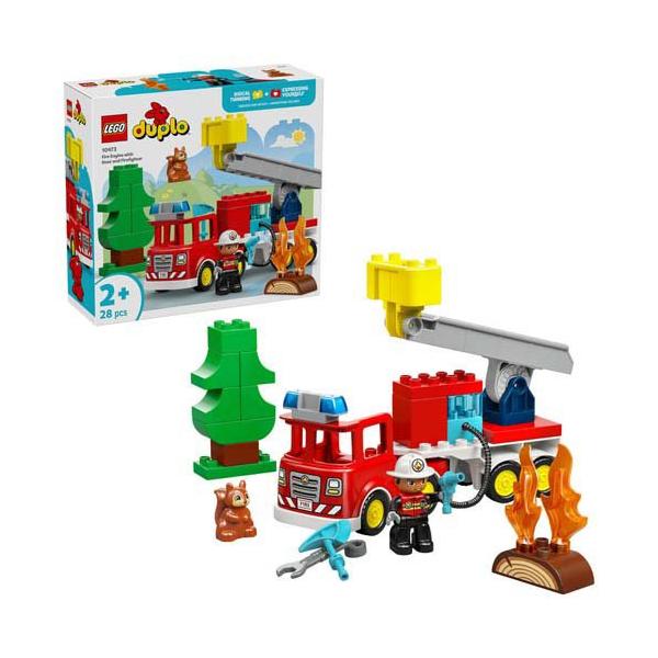 レゴ LEGO デュプロ ホース付き消防車と消防士 10473/ベビーおもちゃ/ブランド：レゴ(LEGO)/【発売元、製造元、輸入元又は販売元】LEGO/【レゴ LEGO デュプロ ホース付き消防車と消防士 10473の商品詳細】●緊急車両...