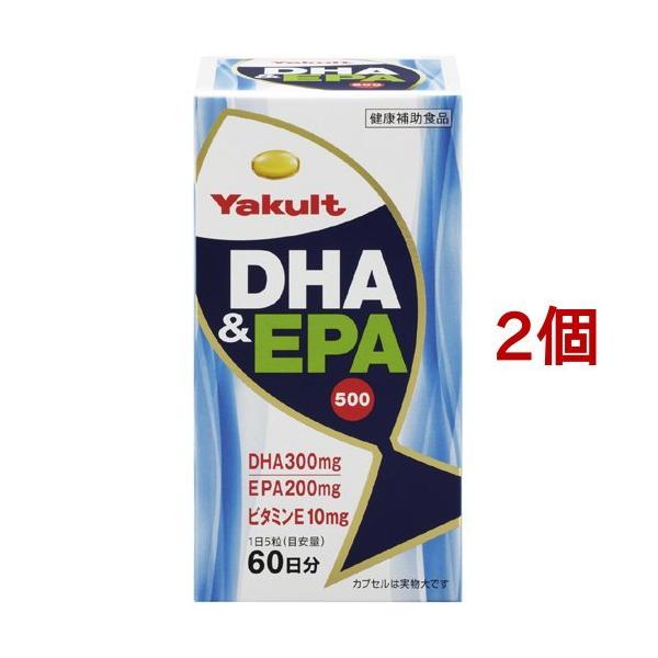 ヤクルト DHA＆EPA500/ダイエットサプリメント/ブランド：ヤクルト/【発売元、製造元、輸入元又は販売元】ヤクルトヘルスフーズ/・単品JAN：4961507111810/【ヤクルト DHA＆EPA500の商品詳細】●1日当たり、DHA...