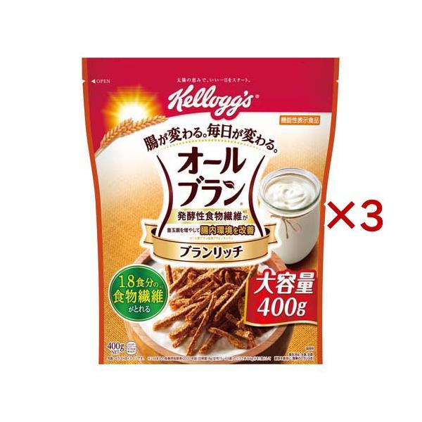 ケロッグ オールブラン ブランリッチ 大容量/インスタント食品/ブランド：ケロッグ/( 小麦ふすま 小麦ブラン 発酵性食物繊維 )/【発売元、製造元、輸入元又は販売元】日本ケロッグ/・単品JAN：4901113715194/【ケロッグ オー...