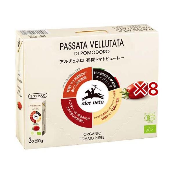 アルチェネロ 有機トマトピューレー(ALCE NERO トマトピューレ)/調味料/ブランド：アルチェネロ/【発売元、製造元、輸入元又は販売元】日仏貿易/・単品JAN：8009004908796/【アルチェネロ 有機トマトピューレーの商品詳細...