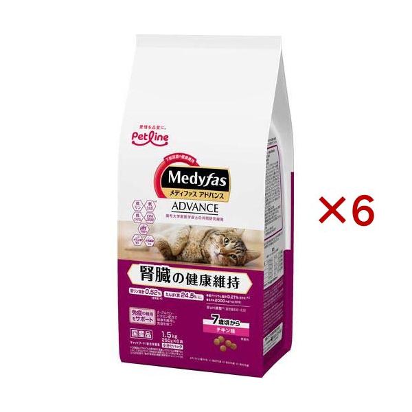 メディファスアドバンス 腎臓の健康維持 7歳頃から チキン味/猫用品/ブランド：メディファス/【発売元、製造元、輸入元又は販売元】ペットライン/・単品JAN：4902418069654/【メディファスアドバンス 腎臓の健康維持 7歳頃から ...