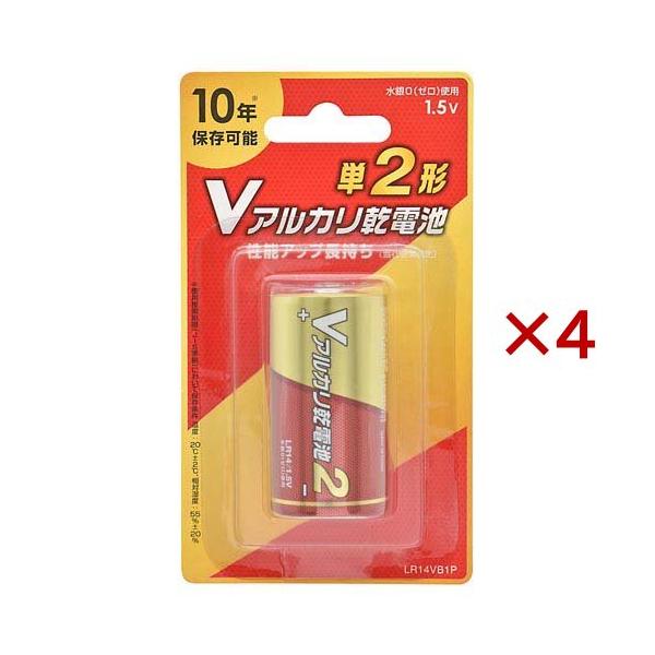 Vアルカリ乾電池 単2形/生活家電/ブランド：OHM/【発売元、製造元、輸入元又は販売元】オーム電機/・単品JAN：4971275841321/【Vアルカリ乾電池 単2形の商品詳細】●保存可能期間は10年(保存条件JIS準拠)●性能アップで...
