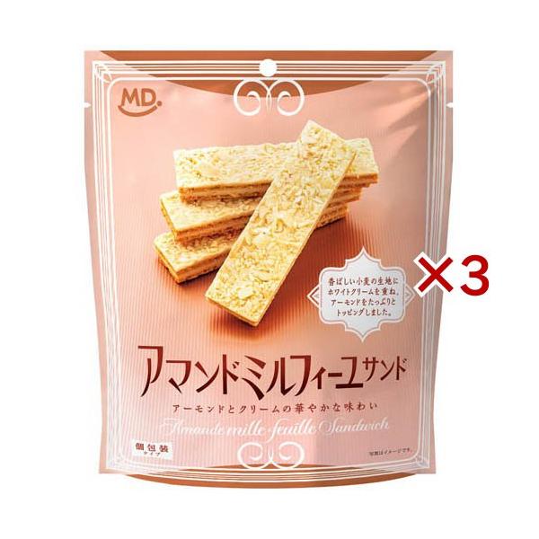 アマンドミルフィーユサンド/お菓子/【発売元、製造元、輸入元又は販売元】MDホールディングス/・単品JAN：4977856212801/【アマンドミルフィーユサンドの商品詳細】●たっぷりとトッピングしたアーモンドが、香ばしい小麦の生地とホワ...