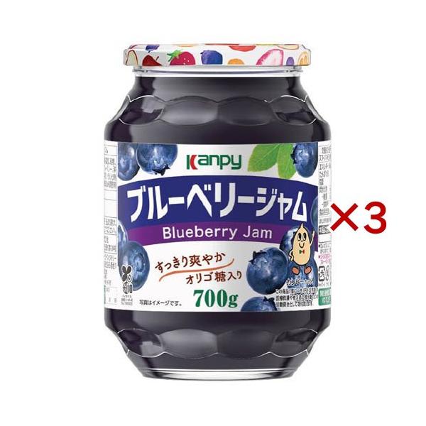 ブルーベリージャム/ジャム・ペースト/ブランド：Kanpy(カンピー)/( 大容量 中糖度 イソマルトオリゴ糖 加藤産業 )/【発売元、製造元、輸入元又は販売元】グリーンウッドファクトリー/・単品JAN：4901401205925/【ブルー...