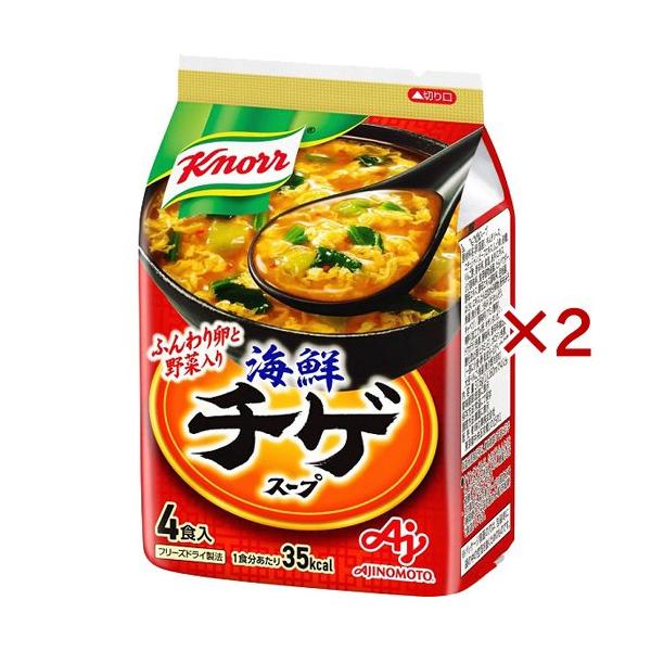 クノール 海鮮チゲスープ インスタントスープ/スープ/ブランド：クノール/【発売元、製造元、輸入元又は販売元】味の素/・単品JAN：4901001408481/【クノール 海鮮チゲスープ インスタントスープの商品詳細】●濃厚な魚介だしにコチ...