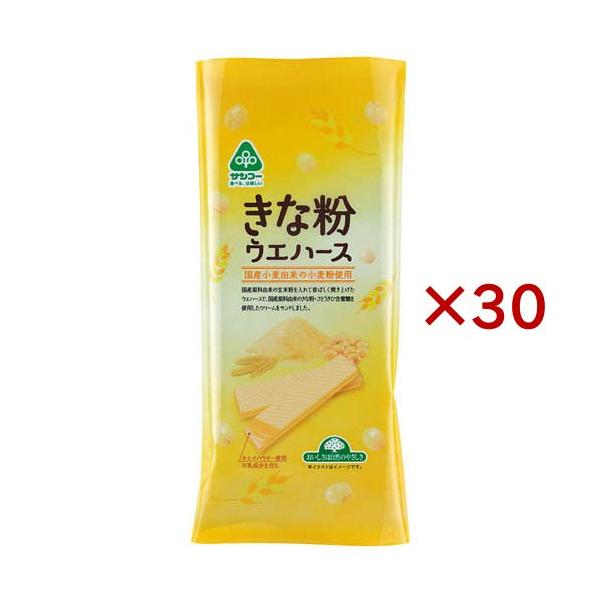 きな粉ウエハース/お菓子/【発売元、製造元、輸入元又は販売元】サンコー(お菓子)/・単品JAN：4973728910288/【きな粉ウエハースの商品詳細】●国産小麦由来の小麦粉を主原料の生地に玄米を加えたハースで、国産大豆を使用したきな粉を...