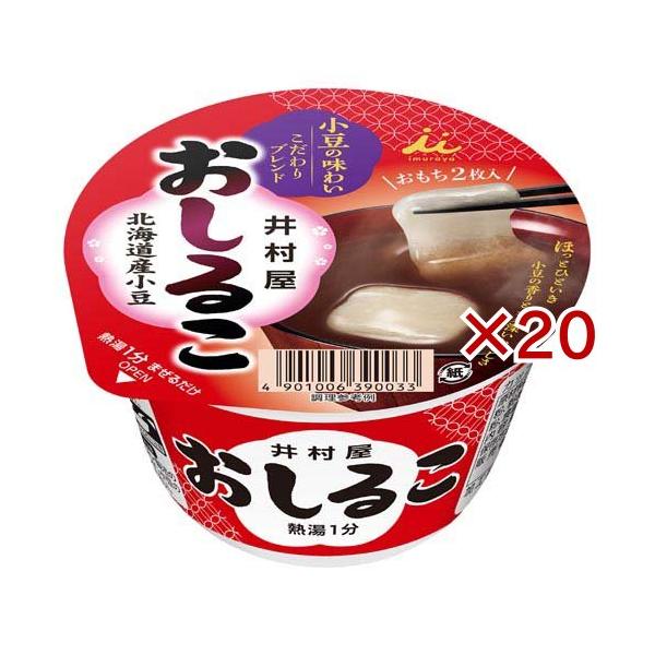 井村屋 カップおしるこ/お菓子/【発売元、製造元、輸入元又は販売元】井村屋/・単品JAN：4901006390033/【井村屋 カップおしるこの商品詳細】●北海道産小豆を使用した、お湯をかけるだけで食べられる便利なカップ付きのもち入りおしる...