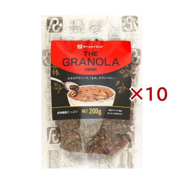 ザ グラノーラ カカオ/インスタント食品/ブランド：ライスアイランド/【発売元、製造元、輸入元又は販売元】ライスアイランド/・単品JAN：4900390710182/【ザ グラノーラ カカオの商品詳細】●オーツ麦をメインにしっかり焼き上げた...