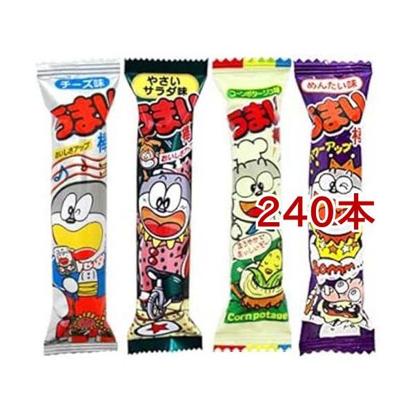 【訳あり】/うまい棒 4種アソート/お届けする商品の賞味期限(消費期限)は最短で2026年08月31日となっております。/お菓子/【発売元、製造元、輸入元又は販売元】やおきん/・単品JAN：4903310206086/【うまい棒 4種アソー...