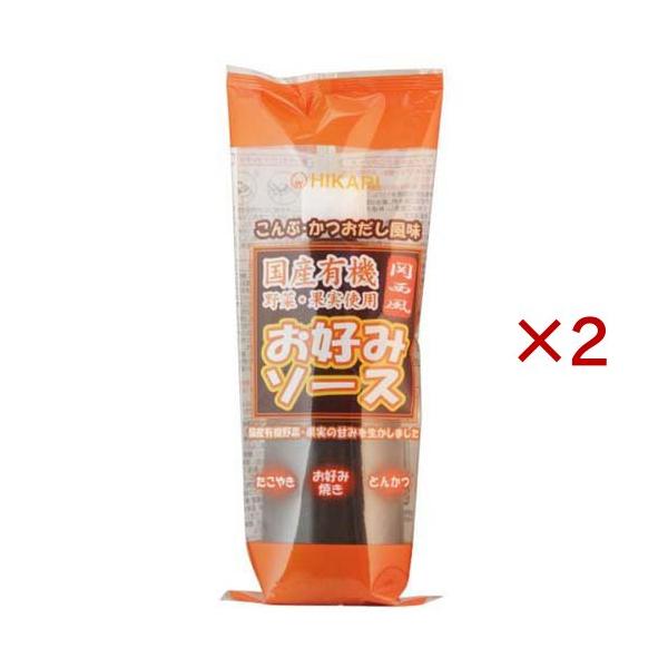 ヒカリ お好みソース関西風・チューブ 10852/調味料/【発売元、製造元、輸入元又は販売元】光食品/・単品JAN：4952399310160/【ヒカリ お好みソース関西風・チューブ 10852の商品詳細】●国内産有機栽培の玉ねぎ・人参・み...