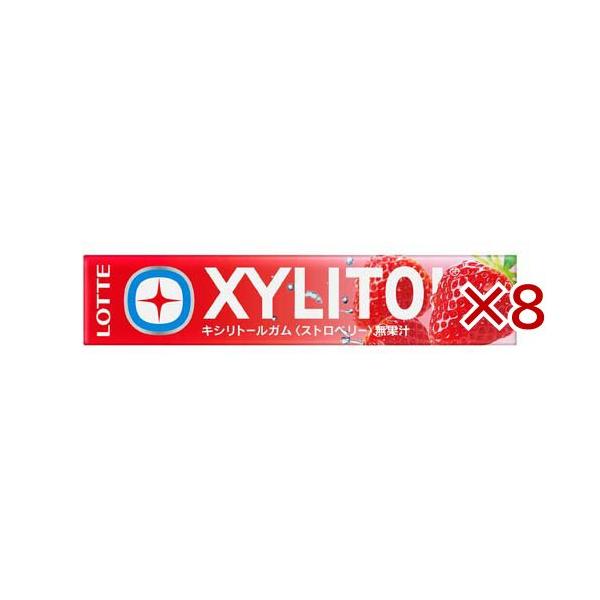 キシリトールガム ストロベリー/ガム・グミ・ゼリー/【発売元、製造元、輸入元又は販売元】ロッテ/・単品JAN：45204210/【キシリトールガム ストロベリーの商品詳細】●噛み始めからの華やかさ、リアルさを追求したストロベリーの香りが楽し...